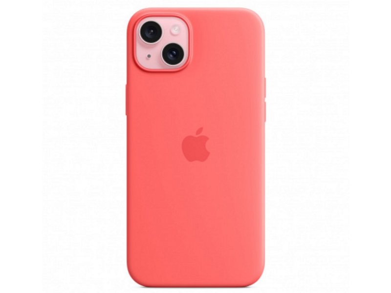 APPLE IPhone 15 Plus Silicone Case W MagSafe – Guava (Mt163zm/A)