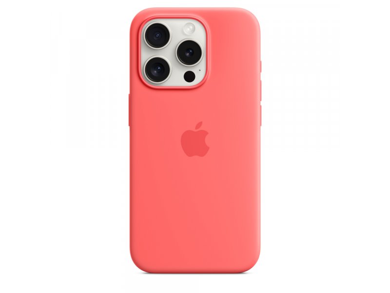 APPLE IPhone 15 Pro Silicone Case W MagSafe – Guava (Mt1g3zm/A)