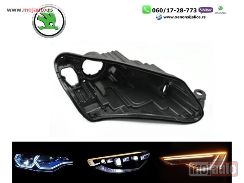 Kuciste fara skoda superb 16-19 xenon