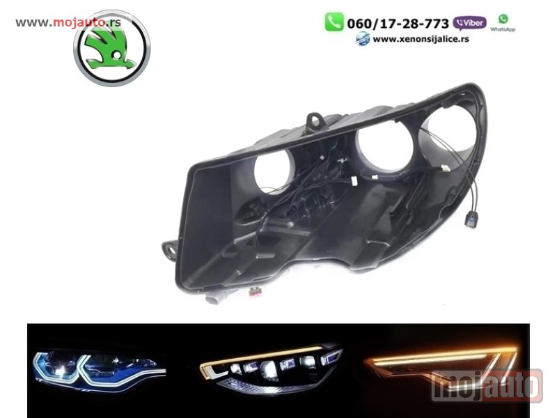 Kuciste fara skoda superb 09-12 xenon
