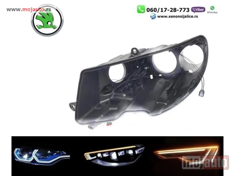Kuciste fara skoda superb 09-12 halogen