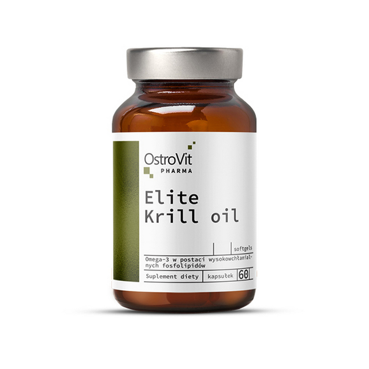 Krill Oil Elite Pharma (Omega-3 ulje iz antarktičkih račića) – 60 kapsula