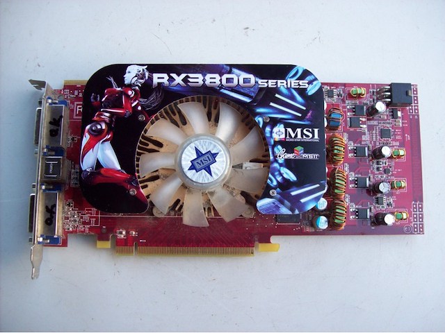 MSI ATI Radeon RX3850 512mb ddr3 - 256 bit.pci-e