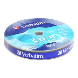 VERBATIM CD-R 700MB 52X 43725/WRAP PAKOVANJE 1/10