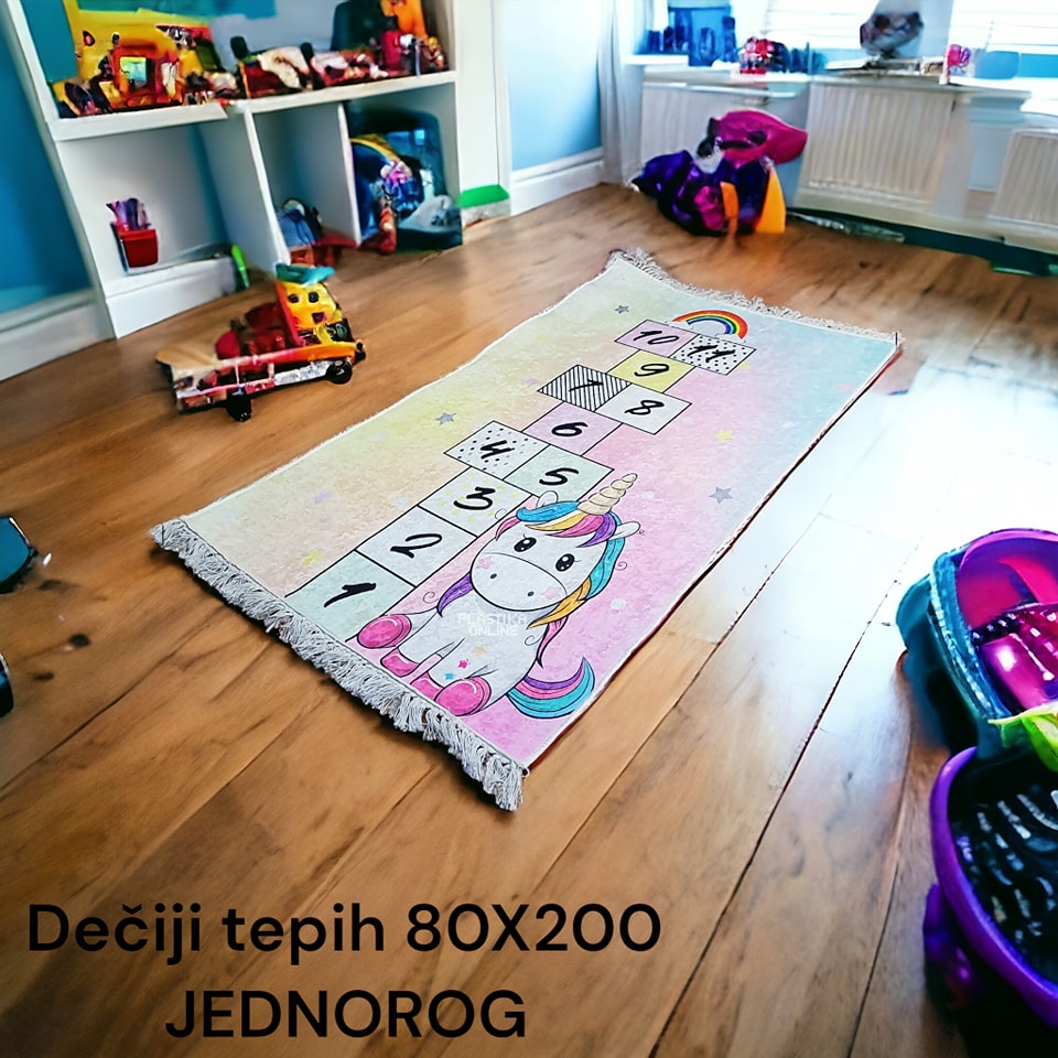 Dečiji tepih 80×200 JEDNOROG