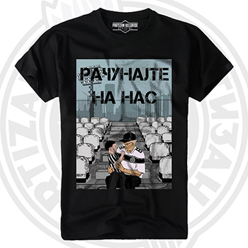 Majica "Računajte na nas" FK Partizan 3426