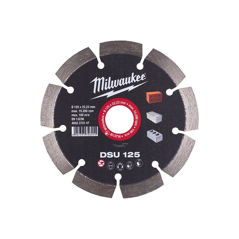 Milwaukee Dijamantski rezni disk DSU125