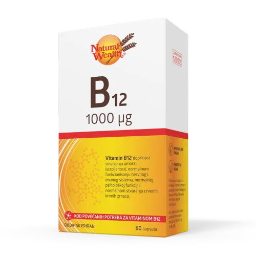 Natural Wealth Timed Release Vitamin B12 - 60 tableta