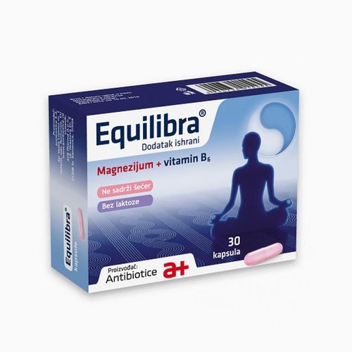 Equilibra Magnezijum + Vitamin B6 30 kapsula