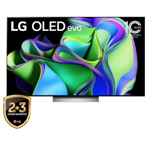 LG televizor OLED77C32LA OLED evo 77" 4K HDR smart webOS Smart TV svetlo siva