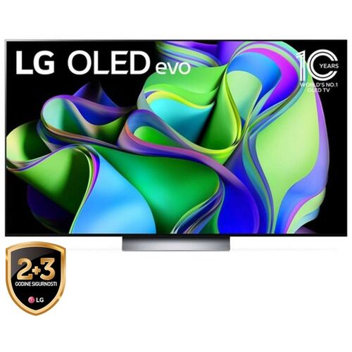 LG televizor OLED65C31LA OLED evo 65" Ultra HD smart webOS ThinQ AI svetlo siva