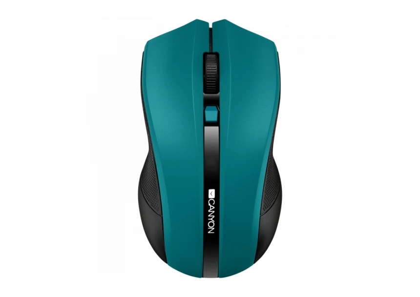 CANYON MW-5, 2.4GHz wireless Optical Mouse with 4 buttons, DPI 800/1200/1600, Green, 122*69*40mm, 0.067kg