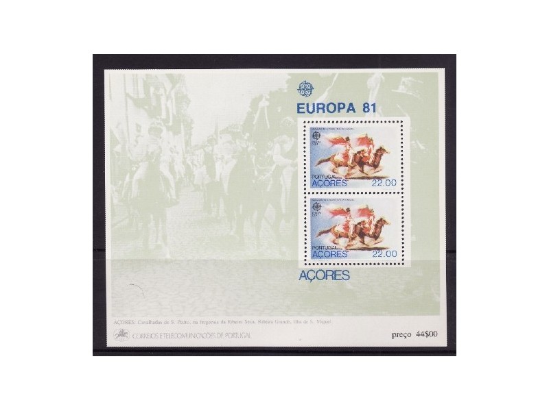 Portugal - Azori - Bl Evroea 1981.