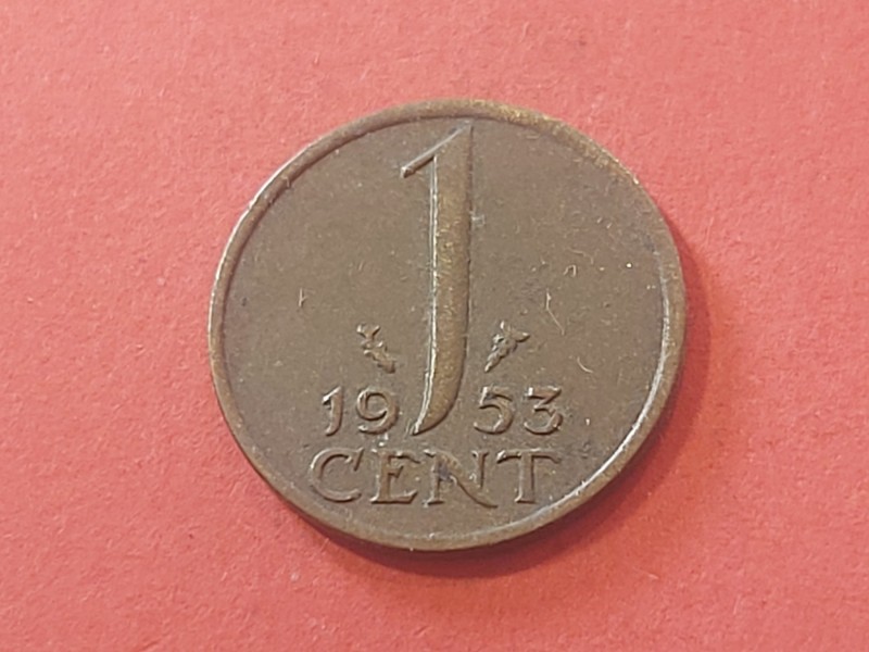 Holandija - 1 cent 1953 god