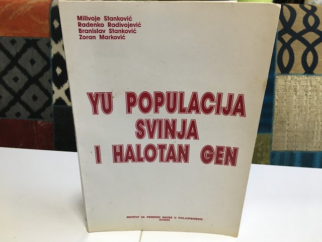 YU populacija svinja i halotan gen