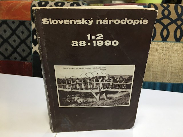 Slovačka etnografija Slovenský národopis 1-2 / 1990