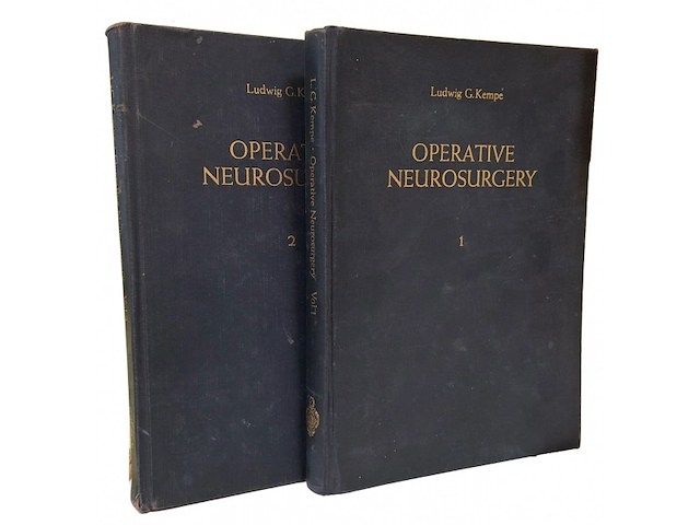 Ludwig G. Kempe - OPERATIVE NEUROSURGERY 1-2 (1968)