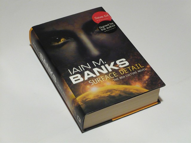 Iain M. Banks - Surface Detail SIGNED COPY!