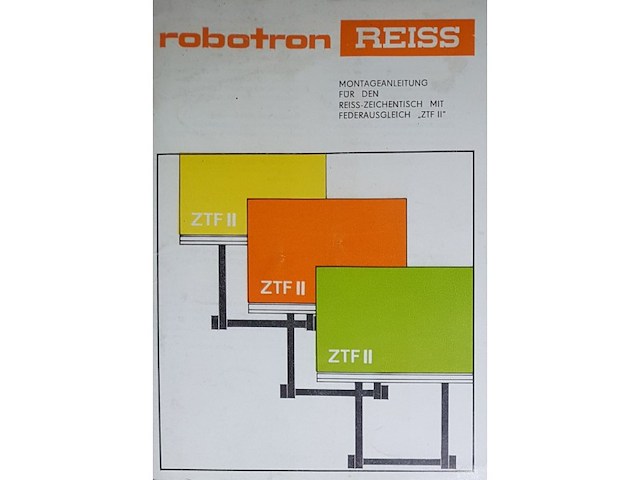 Uputstvo Za Tablu Za Crtanje `ROBOTRON REISS` Germany