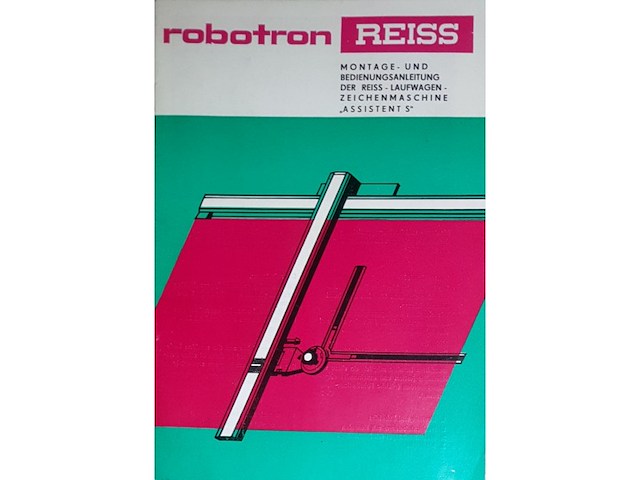 Uputstvo Za Upotrebu `ROBOTRON REISS` Germany