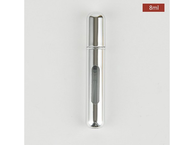 Punjivi Putni Sprej Atomizer za Parfem Srebrni 8ml