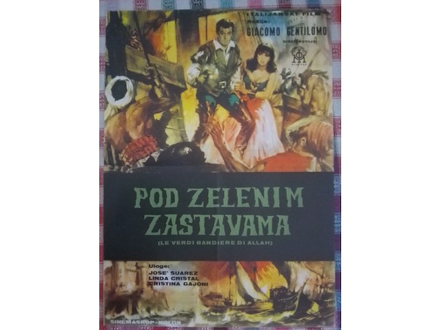 plakat POD ZELENIM ZASTAVAMA