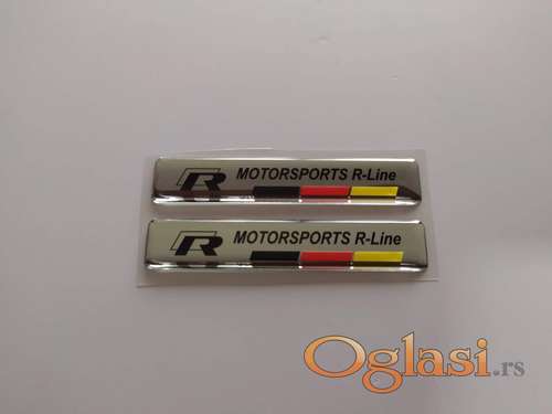 R line motorsport stiker oznaka