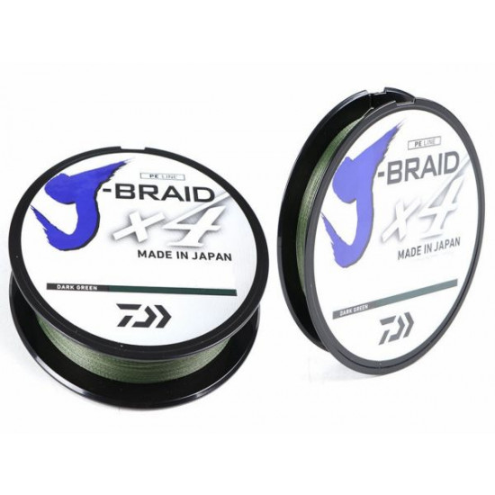 DAIWA STRUNA J-BRAID X4 135M 0,21MM ZELENA