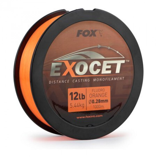 FOX EXOCET FLUORO ORANGE MONO 1000M 0,28MM