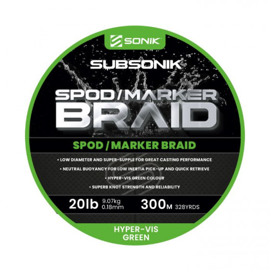 SONIK SPOD/MARKER BRAID 0,18MM 300M