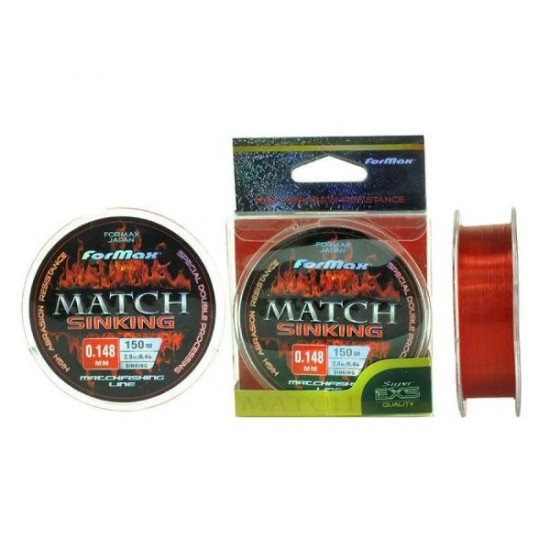 FORMAX NAJLON MATCH SINKING 150M 0,22MM