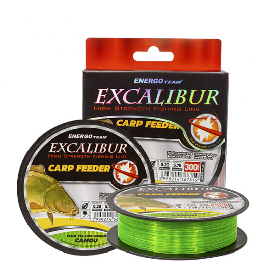 ENERGOTEAM NAJLON EXCALIBUR 300M 0,35MM YELLOW-GREEN