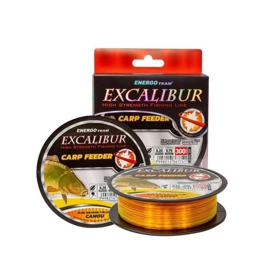 ENERGOTEAM NAJLON EXCALIBUR 300M 0,35MM ORANGE-YELLOW