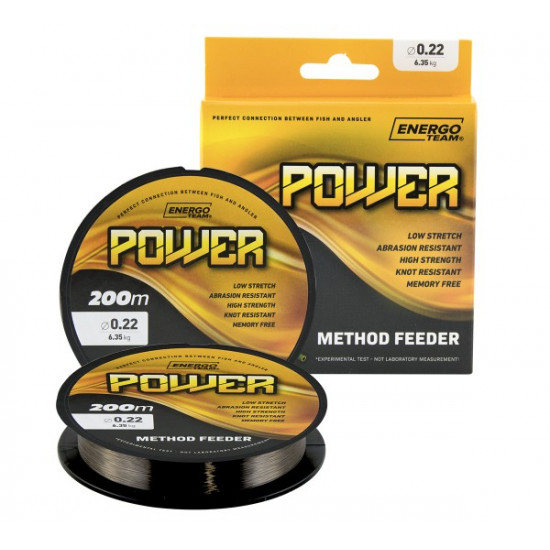 ENERGOTEAM NAJLON POWER METHOD 200M 0,28MM