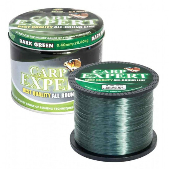 CARP EXPERT NAJLON 1200M 0,40MM DARK GREEN