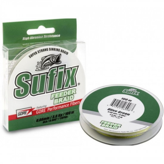 SUFIX STRUNA FEEDER BRAID 150M 0,08MM