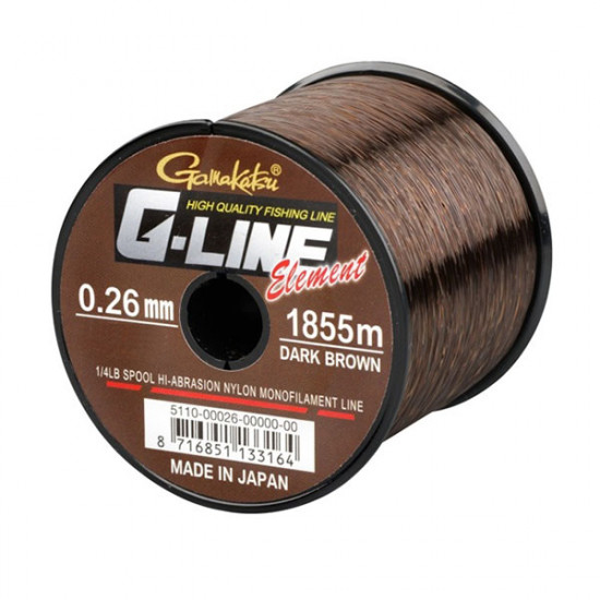 GAMAKATSU G-LINE ELEMENT 0,30MM 1325M BROWN