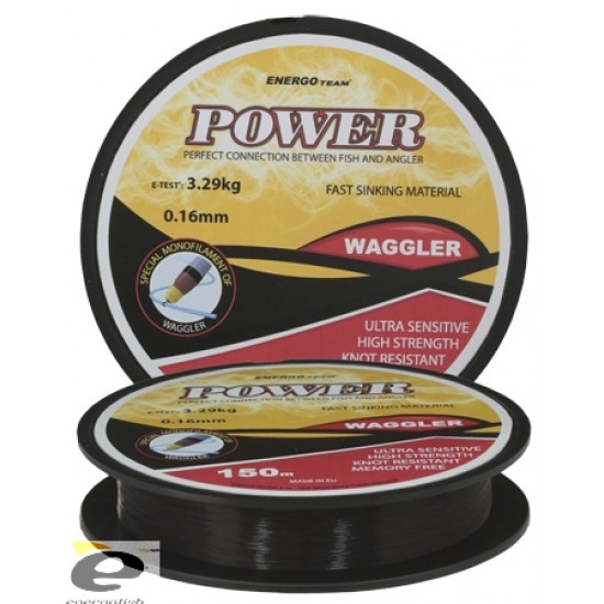 ENERGOTEAM NAJLON POWER WAGGLER 150M 0,25MM