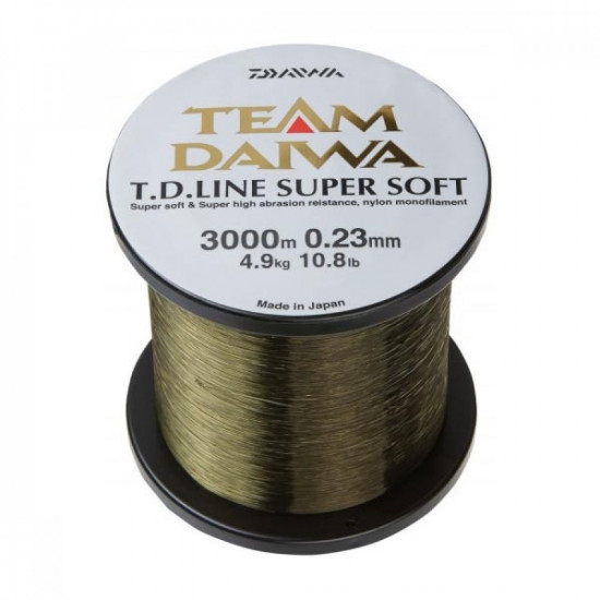 DAIWA TEAM DAIWA LINE SUPER SOFT 0,26MM 3000M MOSS GREEN