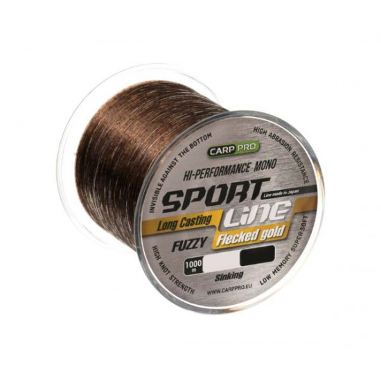 CARP PRO SPORT LINE FLECKED GOLD 300M 0,351MM