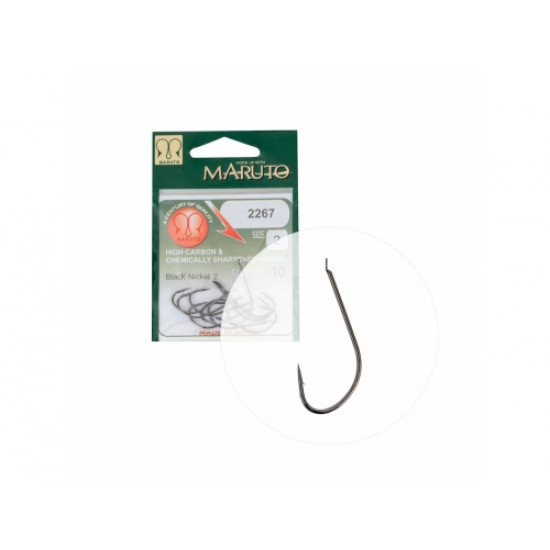 MARUTO HOOKS 2267 BLACK NICKEL SIZE 2