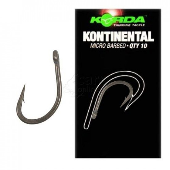 KORDA KONTINENTAL HOOKS SIZE 10