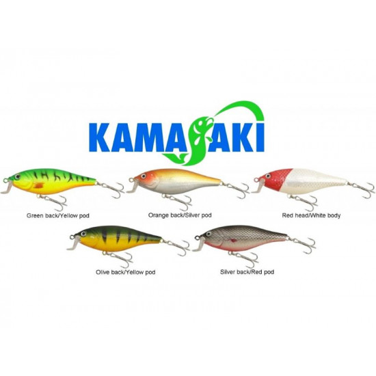 KAMASAKI FAT SHAD 9CM 14GR RED-WHITE