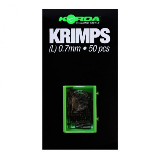 KORDA KRIMPS L 0,7MM 5PCS