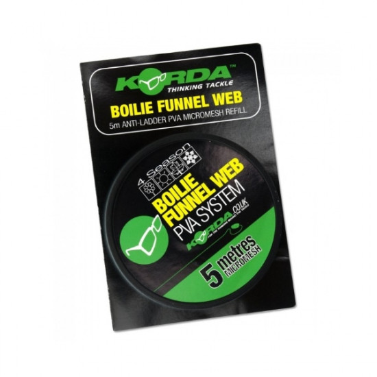 KORDA PVA REFILL MICROMESH 5M BOILIE FUNNEL WEB