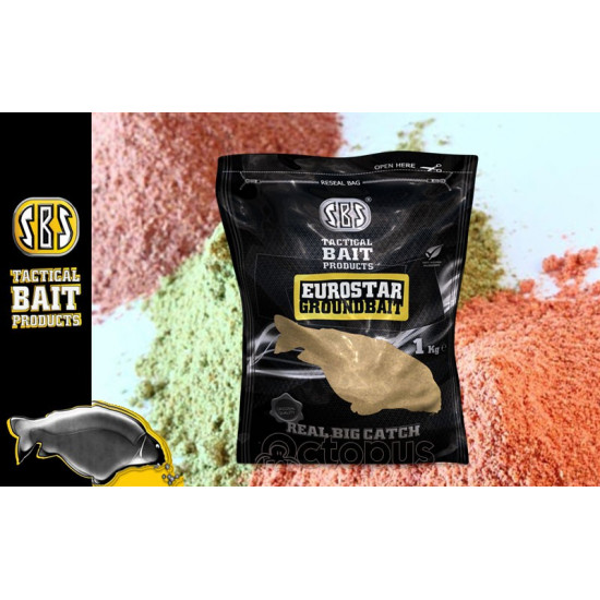 SBS EUROSTAR GROUNDBAIT 1KG GARLIC