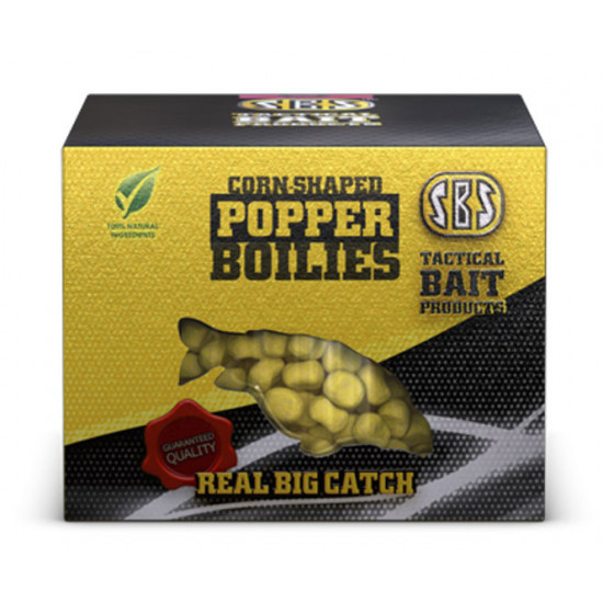 SBS CORN POPPERS 40GR 8,10MM WHITE PEPPER CORN