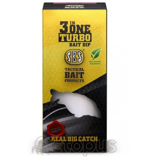 SBS 3 IN ONE TURBO BAIT DIP 80ML CRANBERRY