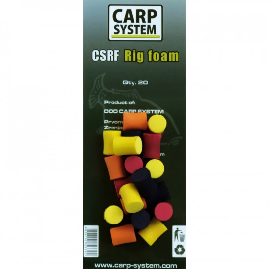 CARP SYSTEM RIG FOAM