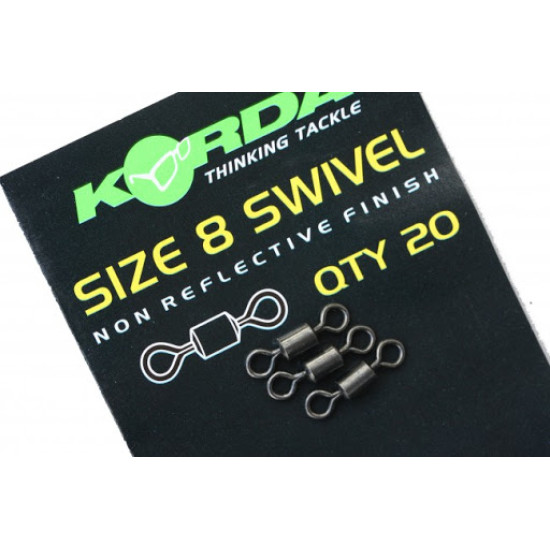 KORDA SWIVEL SIZE 8 20PCS